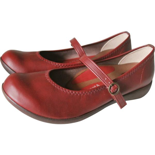 Re:getA リゲッタ レディース ワンストラップ ローヒール パンプス R-2361 カジュアル シューズ R2361-DRD レディース