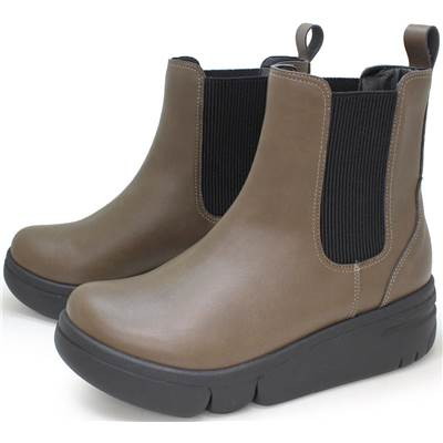 リゲッタカヌー RegettaCanoe 厚底軽量サイドゴアブーツ カジュアル シューズ RE163C-KHA レディース