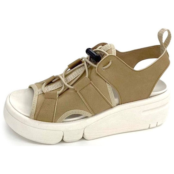 リゲッタ Re:getA RE253 軽量厚底スポーティーサンダル カジュアル サンダル RE253-BEG レディース