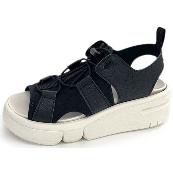 リゲッタ Re:getA RE253 軽量厚底スポーティーサンダル カジュアル サンダル RE253-BLK レディース