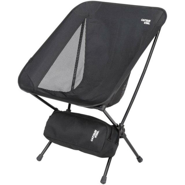 CAPTAIN STAG キャプテンスタッグ トレッカー ザ ライトチェア ブラック UC1833
