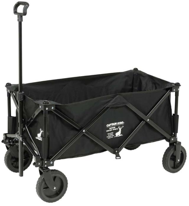 CAPTAIN STAG キャプテンスタッグ CSブラックラベル 収束型4輪キャリー UL1031 アウトドア UL1031