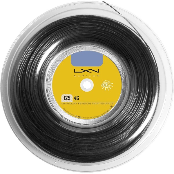Wilson ウイルソン LUXILON 4G BLACK 125 REEL BLACK 125 テニス ガット WR83083011