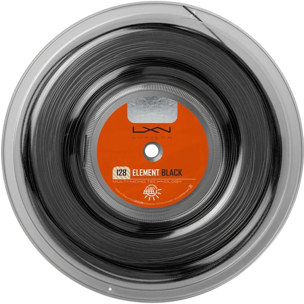 Wilson ウイルソン ELEMENT BLACK 128 REEL テニス ガット WRZ999410 メンズ