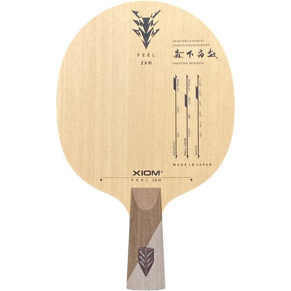 XIOM エクシオン 中国式ペンラケット 攻撃用 FEEL ZX III CP フィール ゼットエックス スリー 中国式 卓球 21707