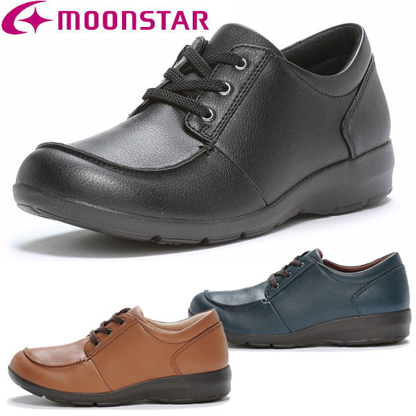 ムーンスター moonstar EVE イブ 4E 軽量設計 幅広4E コンフォート シューズ 外反母趾 ファスナー付 EVE328 レディースの通販はau PAY マーケット ...