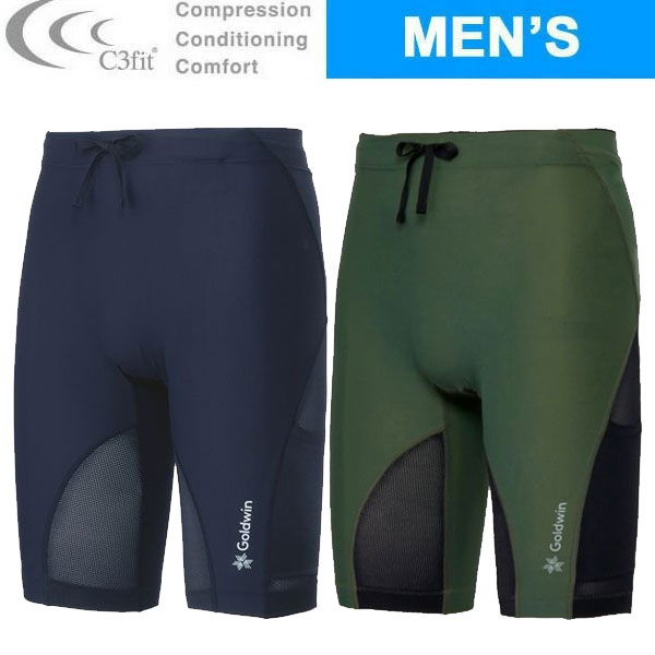 C3fit シースリーフィット IMPT AR HF TIGHTS GC15152 インパクトエアーカーゴハーフタイツ メンズ