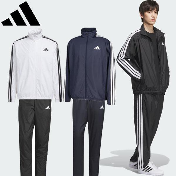 上下セット adidas アディダス マストハブ スリーストライプス ウインドジャケット ウィンドパンツ マルチスポーツ メンズ HY034 QD767