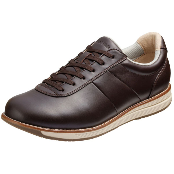 ASAHI アサヒシューズ ファスナー付 メディカルウォークWK L037 ダークブラウン レディース KV78531