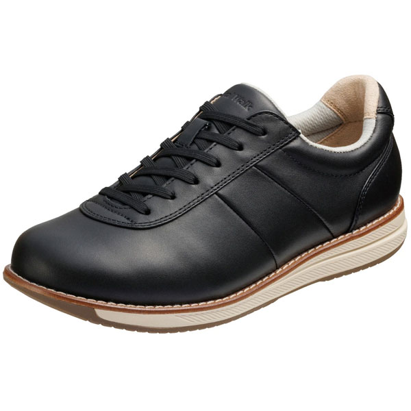 ASAHI アサヒシューズ ファスナー付 メディカルウォークWK L037 ブラック レディース KV78533