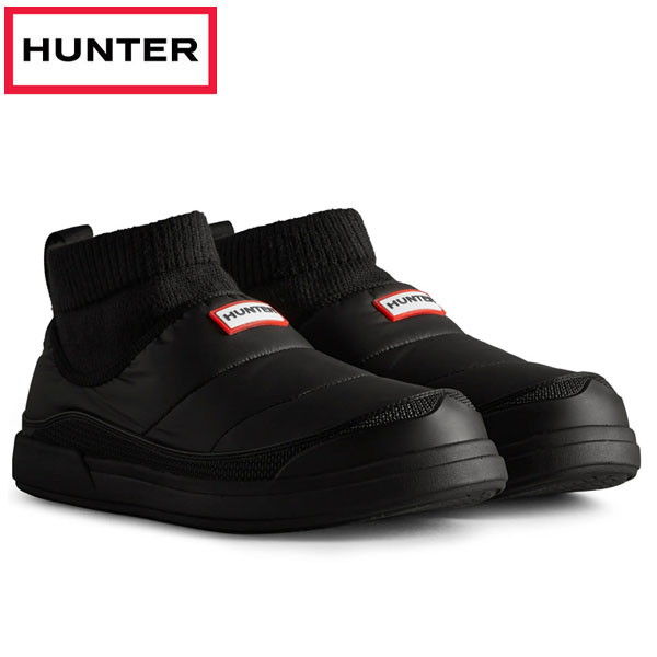 ハンター HUNTER メンズ インアウト インシュレイティド ニッティド カフ スリッパ— ブーツ シューズ MFS9002REN-BLK