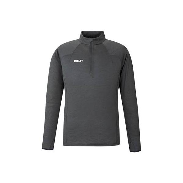 MILLET ミレー ウビック ウール ジップ ロングスリーブ MIV03183-N3721 メンズ