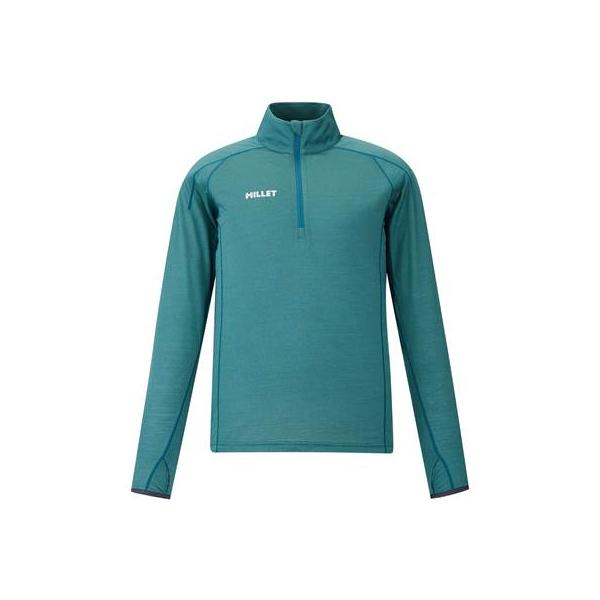 MILLET ミレー  ウビック ウール ジップ ロングスリーブ MIV03215-N4238 レディース