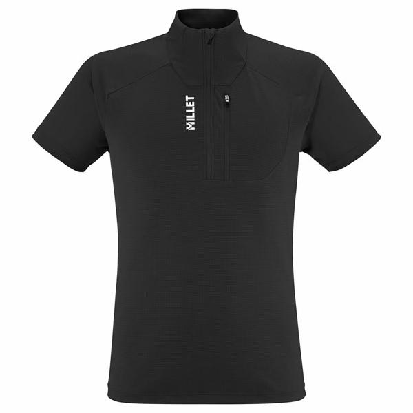 MILLET ミレー カメット ジップTシャツ ショートスリーブ MIV10455-N0247 メンズ インナーレイヤー