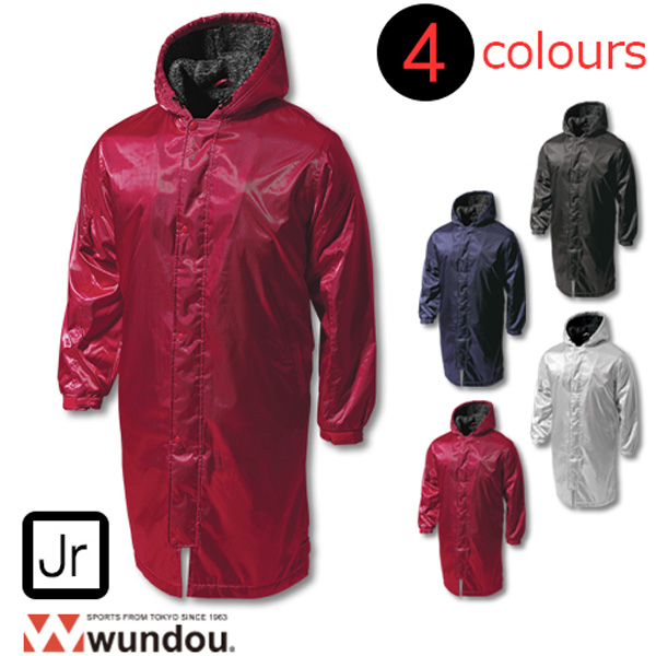 ウンドウ wundou セミロングボアコート コート・ジャンパー p6880-junior キッズ・ジュニア