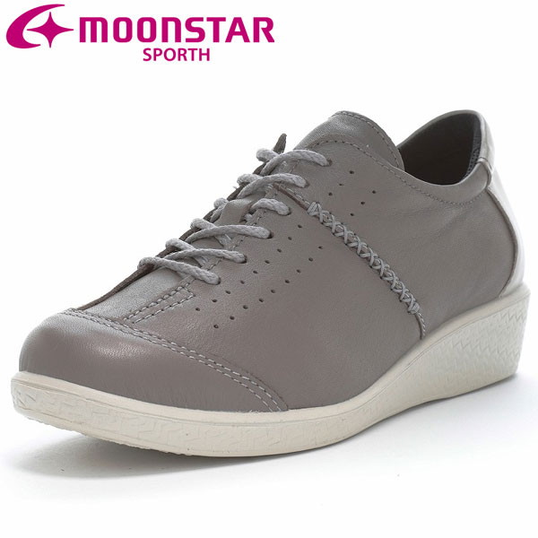 ムーンスター moonstar シューズ スポルス メタリックピンクコンビ 日本製 4E ワイド コンフォートシューズ 軽量 撥水 SP2401 レディース ムーンスター moonstar シューズ スポルス メタリックピンクコンビ