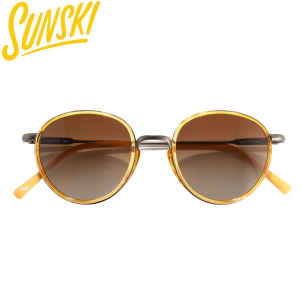 サンスキー SUNSKI バイア ハニーセピア サングラス 眼鏡 メガネ ユニセックス SUNBAHSE