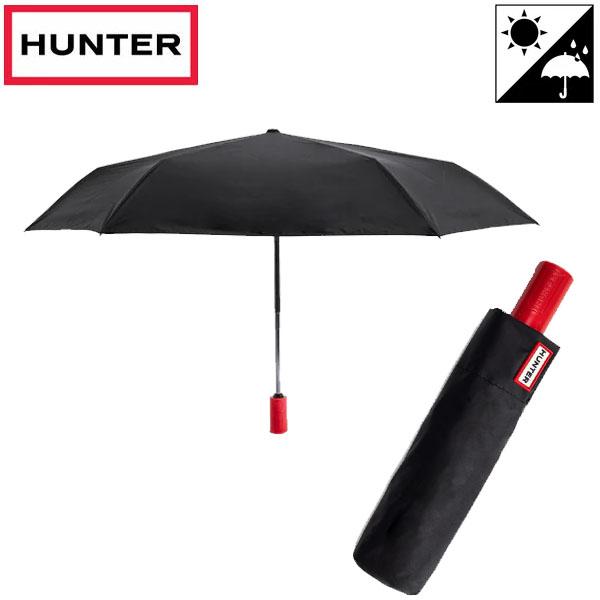 ハンター HUNTER 傘 オール ウェザー オート コンパクト アンブレラ 晴雨兼用傘 50CM ブラック UAU7028UPN-BLK