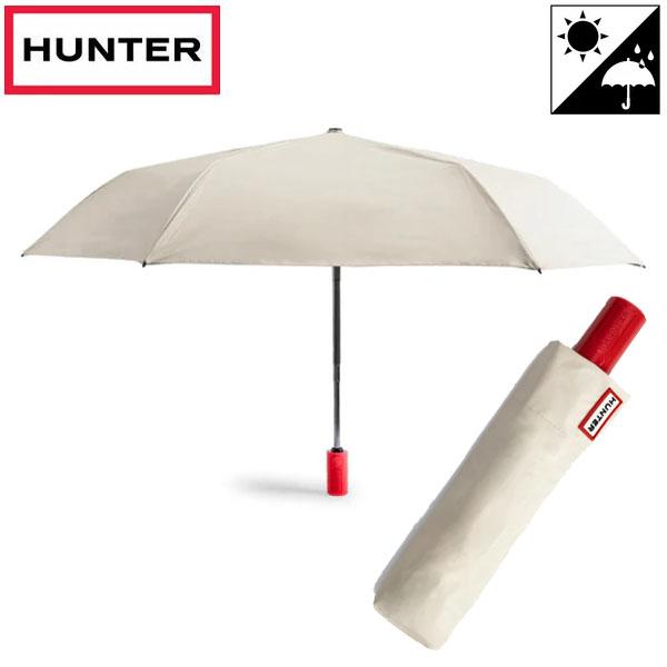 ハンター HUNTER 傘 オール ウェザー オート コンパクト アンブレラ 晴雨兼用傘 50CM ホワイトウィロー UAU7028UPN-WHW