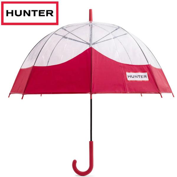 ハンター HUNTER 傘 トランスペアレント マスタッシュ バブル アンブレラ ミリタリー レッド UAU7029UPM-MLR