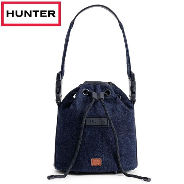 ハンター HUNTER ショルダーバッグ リファインド ドローストリング デニム バケット デニム UBS5502DNM-DNM