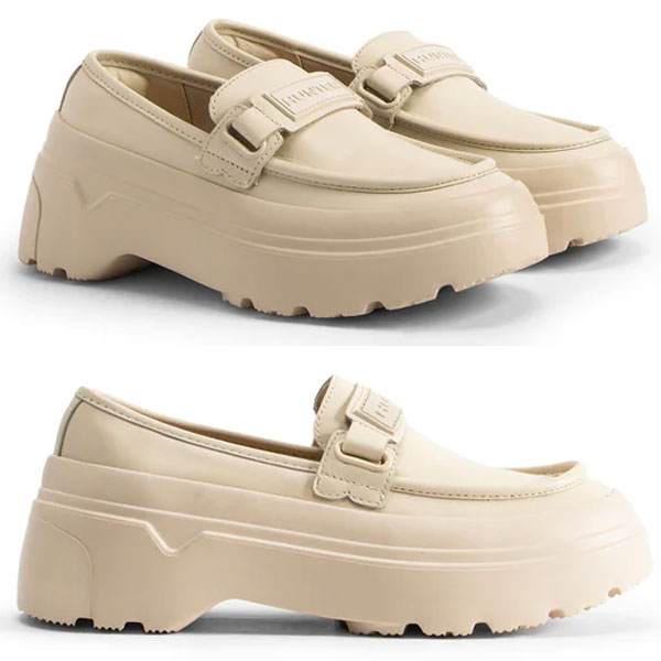 ハンター HUNTER リファインド エクスプローラー フラットフォーム ローファー シューズ UFF2251LEA-CCR