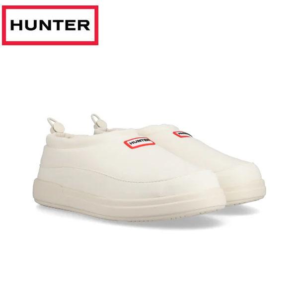 ハンター HUNTER ユニセックス イン アウト ビーガン スエード スリッパ シェイデッド ホワイト UFF7114REN-SHW シューズ