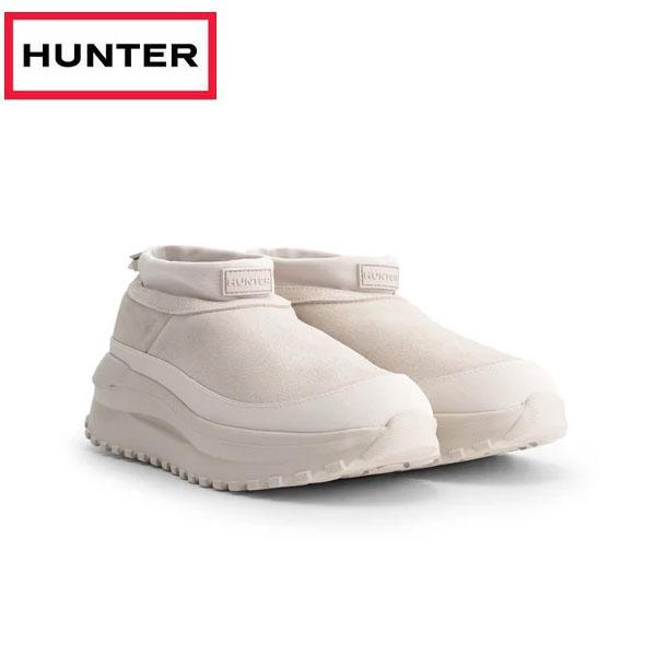 ハンター HUNTER ユニセックス トラベル フロー スエード トレーナー シェイデッド ホワイト UFF7116LEA-SHW ブーツ シューズ