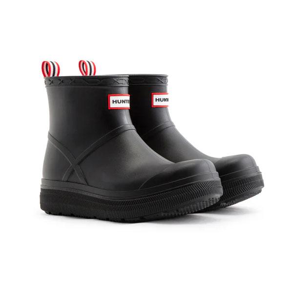 ハンター HUNTER ユニセックス プレイ モールデット ブーツ ブラック UFS7105PVC-BLK