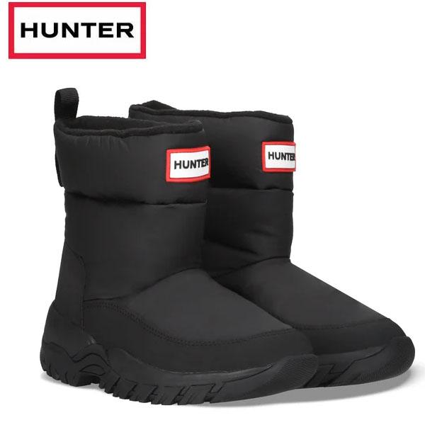 ハンター HUNTER シューズ ユニセックス イントレピッド ワンダラー ショート スノー ブーツ ブラック UFS7119WWU-BLK