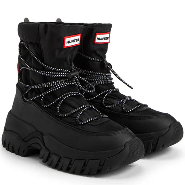 ハンター HUNTER レディース ワンダラー レースアップ アウトドア ブーツ シューズ WFS2251NYL-BLK