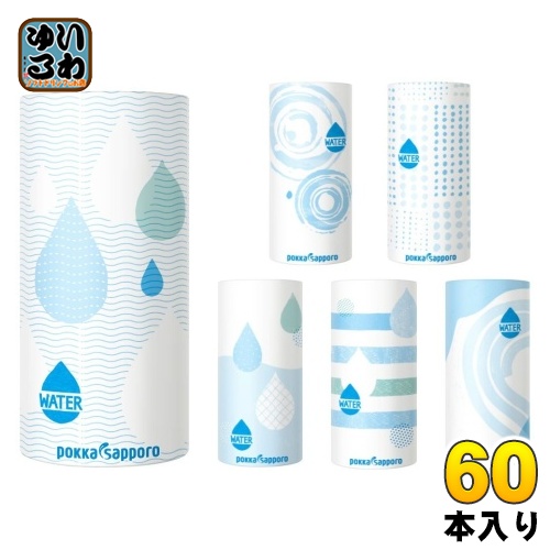 ポッカサッポロ Green Pack Water 195g カート缶 60本 (30本入×2 まとめ買い) ウォーター グリーンパック ...