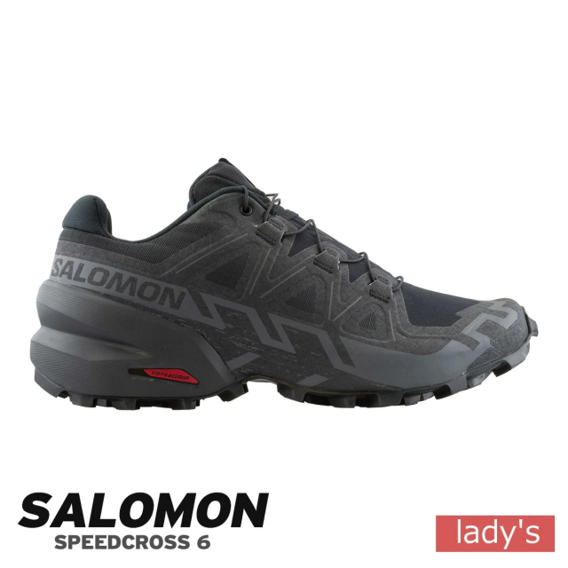 SALOMON スピードクロス6 サロモン Speed Cross 6 トレラン トレッキング シューズ 登山 レディース ブラック L41742800 海外正規品 並行輸入品