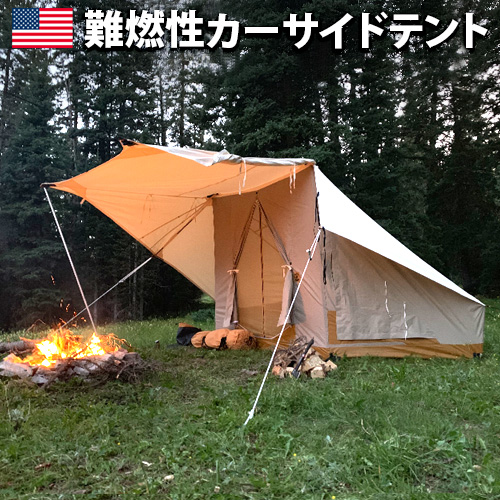 【正規品★送料無料】エリスキャンバステント トラックテント　Ellis Canvas Tents The Truck Tent [テント キャンバステント カーサイドシェルター カーサイドテント タープテント オーニング キャンプ グランピング アウトドア ブランド 雨よけ 3人用 アメリカ製]