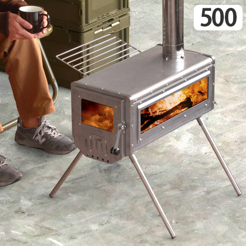 【12時迄のご注文は当日発送★送料無料】ワーク タフ ストーブ WTS500 work tuff stove 500 [薪ストーブ キャンプ 小型 焚き火台 軽量 小型 ウッドストーブ アウトドア 暖炉 暖房器具 料理 キャンプ用品 50cm ステンレス コンパクト 高品質 おしゃれ 冬キャンプ]