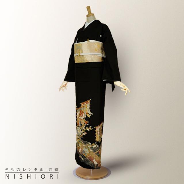 レンタル 留袖 Lサイズ 結婚式にぴったり♪ 往復送料無料 貸衣装