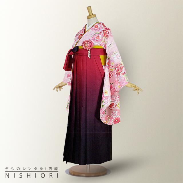 二尺袖 着物 袴 レンタル 貸衣装 Sサイズ 袴 Sサイズ 小学生 対応 ブーツ選択可