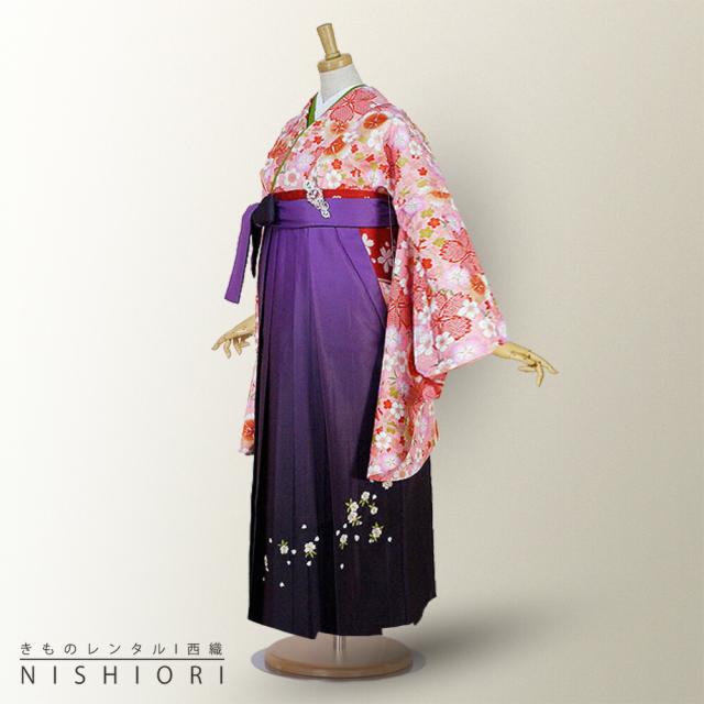 二尺袖着物 袴 レンタル 貸衣装 Mサイズ 袴 Mサイズ 小学生 対応 ブーツ選択可