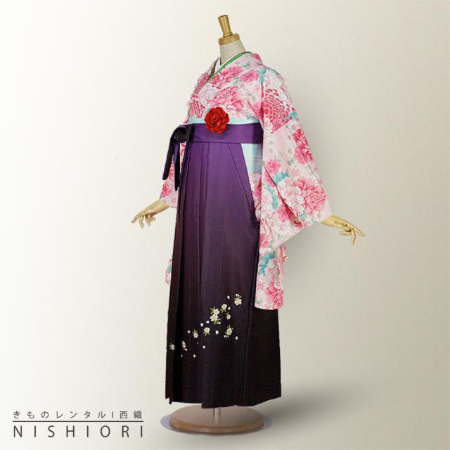 二尺袖着物 袴 レンタル 貸衣装 Mサイズ 袴 Mサイズ 小学生 対応 ブーツ選択可