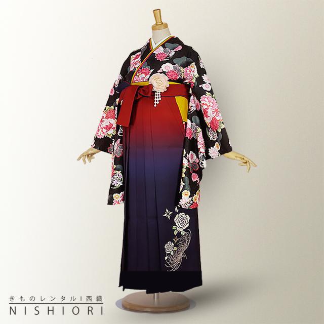 二尺袖着物 袴 レンタル 貸衣装 Mサイズ 袴 Mサイズ 小学生 対応 ブーツ選択可