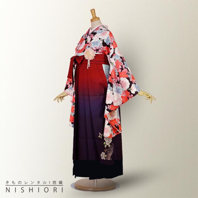 二尺袖着物 袴 レンタル 貸衣装 Mサイズ Adam&Eve 袴 Mサイズ 小学生 対応 ブーツ選択可