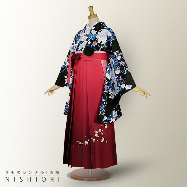 二尺袖着物 袴 レンタル 貸衣装 Mサイズ Adam&Eve 袴 Mサイズ 小学生 対応 ブーツ選択可