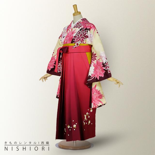 二尺袖着物 袴 レンタル 貸衣装 Mサイズ Adam&Eve 袴 Mサイズ 小学生 対応 ブーツ選択可