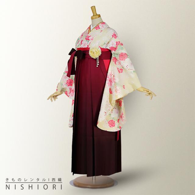 二尺袖着物 袴 レンタル 貸衣装 Mサイズ 袴 Mサイズ 小学生 対応 ブーツ選択可