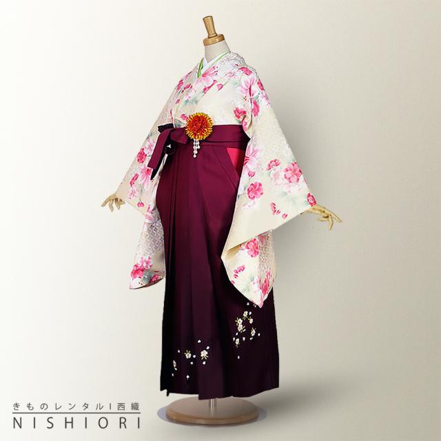 二尺袖着物 袴 レンタル 貸衣装 Lサイズ 小学生 対応 ブーツ選択可