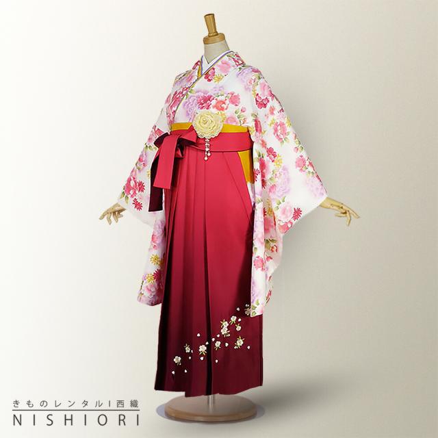 二尺袖着物 袴 レンタル 貸衣装 Lサイズ 小学生 対応 ブーツ選択可