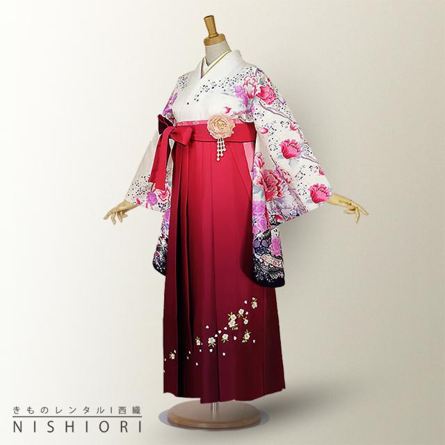 二尺袖着物 袴 レンタル 貸衣装 Lサイズ an an 袴 小学生 対応 ブーツ選択可