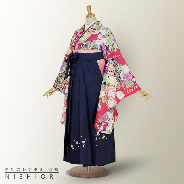 二尺袖着物 袴 レンタル 貸衣装 Mサイズ 袴 Mサイズ 小学生 対応 ブーツ選択可