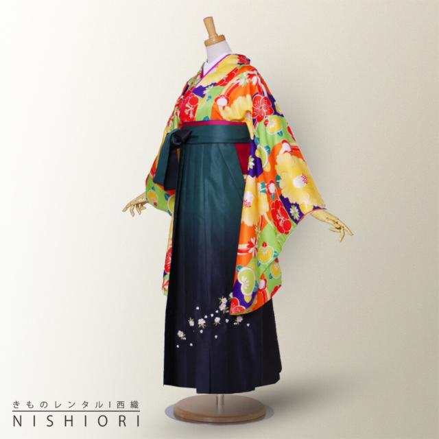 二尺袖 着物 と袴 フルセット 貸衣装 レンタル 貸衣装 卒業式 レトロ 古典 レンタル袴 袴レンタル ブーツ選択可