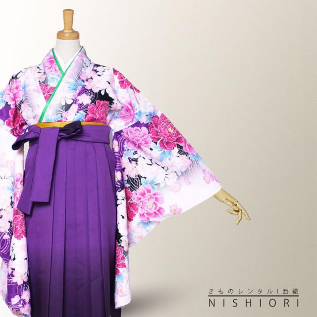 二尺袖 着物 袴 レンタル 貸衣装 Sサイズ Mサイズ Lサイズ 小学生 対応可 紫 白 緑 ブーツ選択可 二尺袖 着物 袴 レンタル 貸衣装 Sサイズ Mサイズ Lサイズ 小学生 対応
